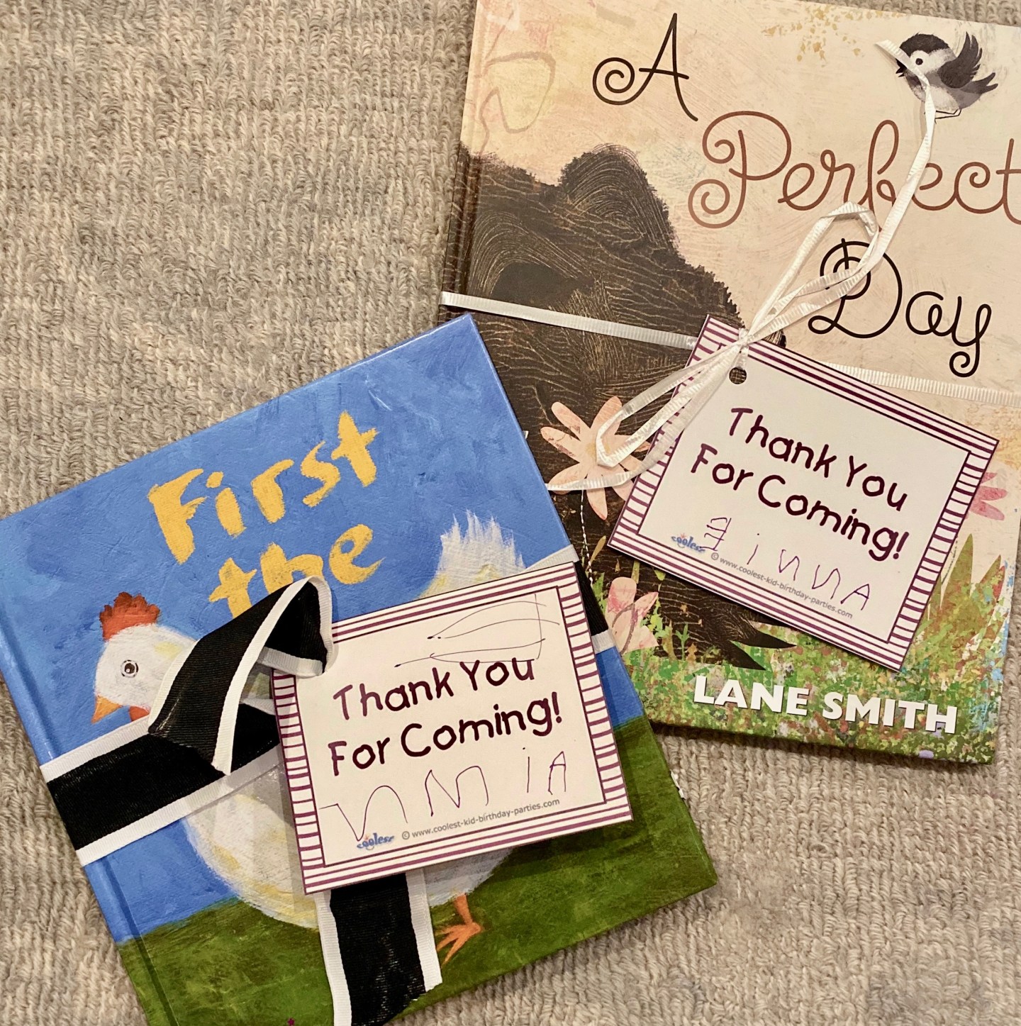 Books as Party Favors!