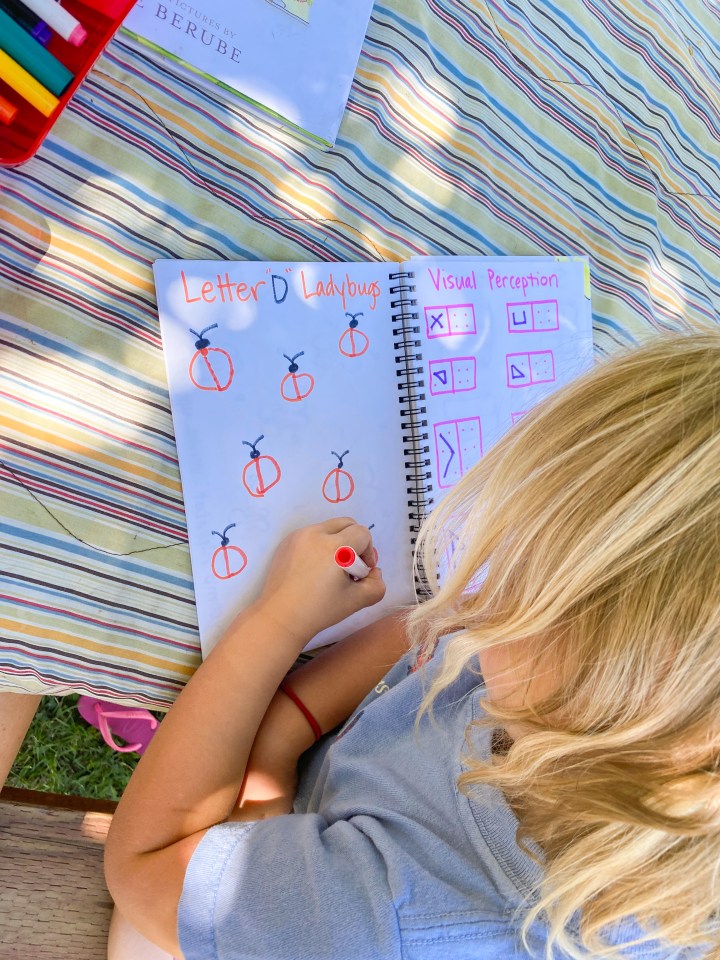 Camping-Themed Active Learning Journal Pages